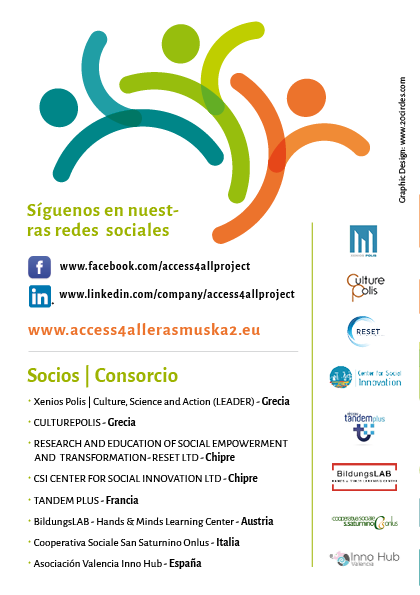 Folleto informativo del Proyecto ACCESS4ALL – Valencia inno hub